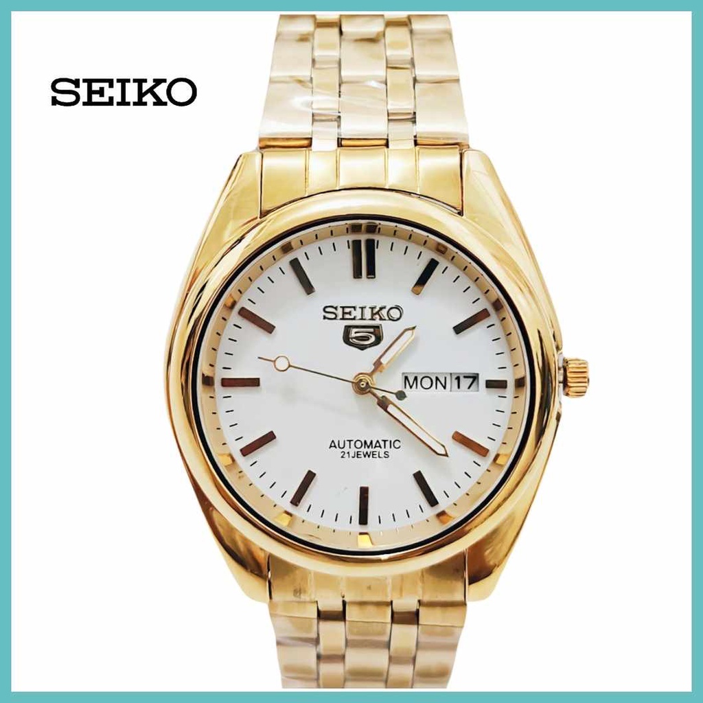 AA04)z-Seiko-5Dj!Men's&ko`watch;hA`Automatic;Jf`Hand;sM`Movement;Cf ...