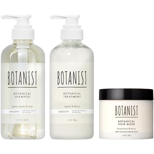 BOTANIST Shampoo Treatment Hair Mask 3-Piece Set Smooth Deep Damage Care | Shopee Philippines