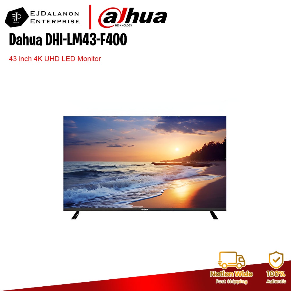 Dahua DHI-LM43-F400 43 inch 4K UHD LED Monitor | EJDalanon Enterprise ...