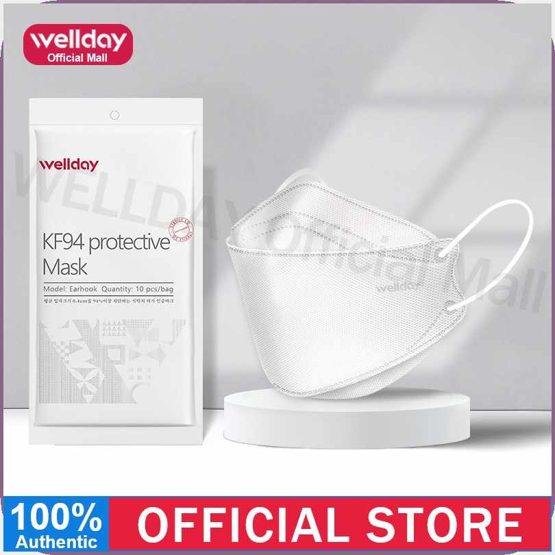 Wellday&Jw*50pcs;D>KF94.d#Face]F#Mask]v#4ply^OS$Disposable^cC$White^qW$Masks Anti Virus PM2.5 ...