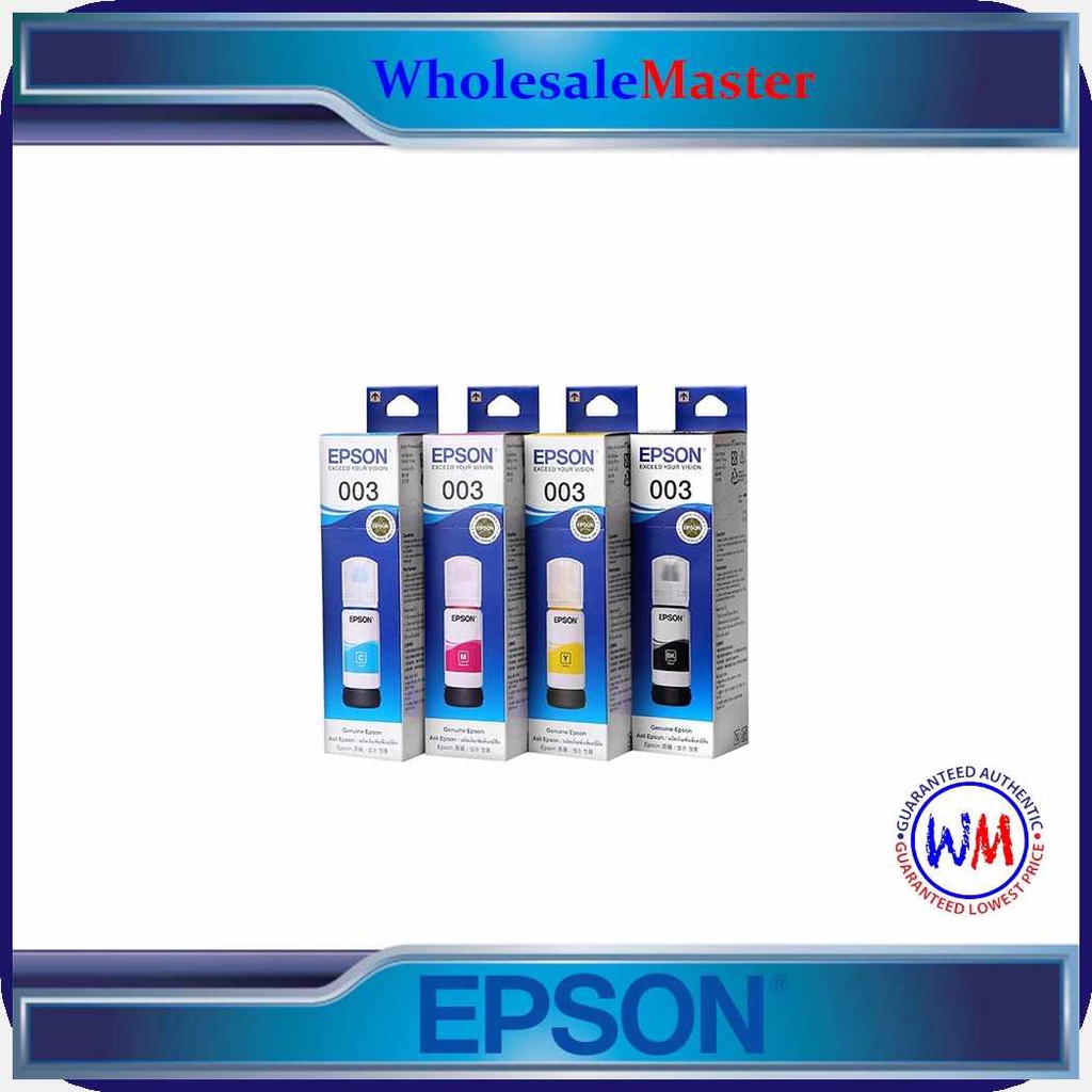 Epson>K/003;cP|Ink]is.Bottle#fJ.65ml#g.(L1210/3200/3201/3210/3250/5290) | Shopee Philippines