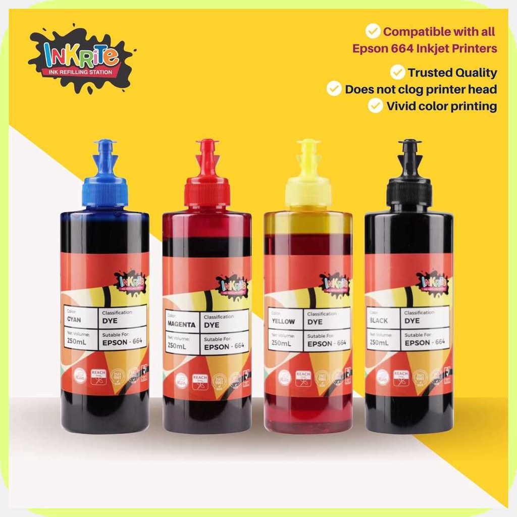 Inkrite`tt!Ink#j;for+w@cJ@IT@fE@OL@zY Epson L-Series 664 Inkjet ...