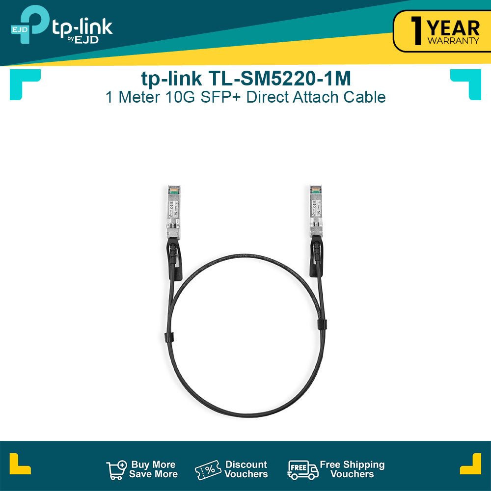 tp-link SM5220-1M 1 Meter 10G SFP+ Direct Attach Cable | TP-Link by EJD | Shopee Philippines