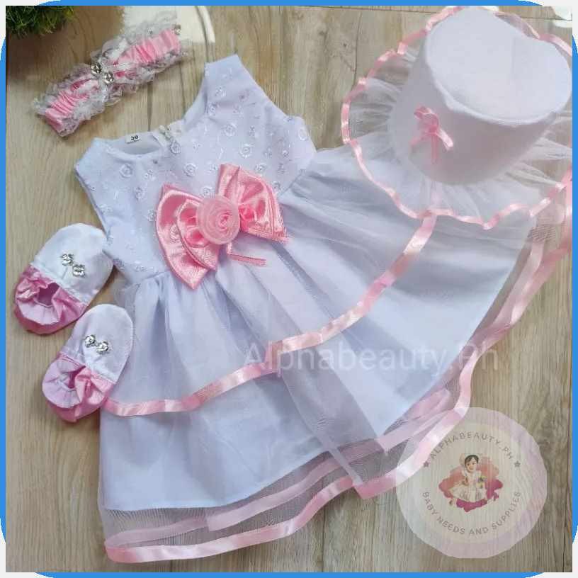 Pangbinyag$M^Baby)pV&t`Girl;D`Set;m`I;n`0-12;x`Months;y`I Christening ...