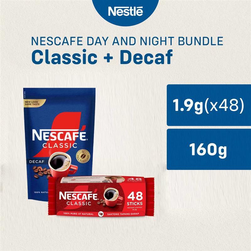 NESCAFÉ Classic Instant Coffee 1.9g - Pack of 48 + NESCAFÉ Classic ...