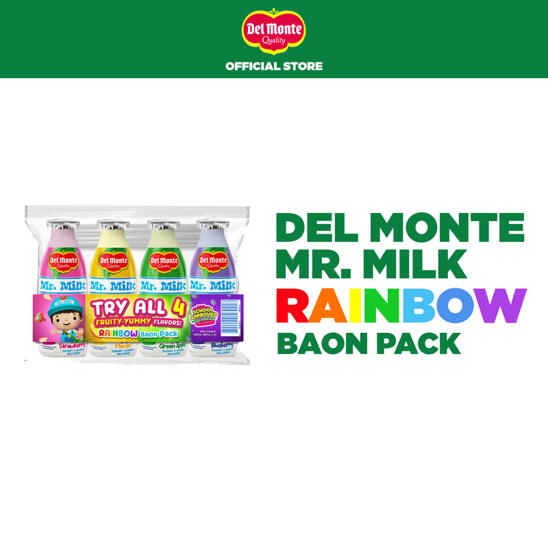 Del Monte Mr. Milk Rainbow Pack x 3 | Shopee Philippines