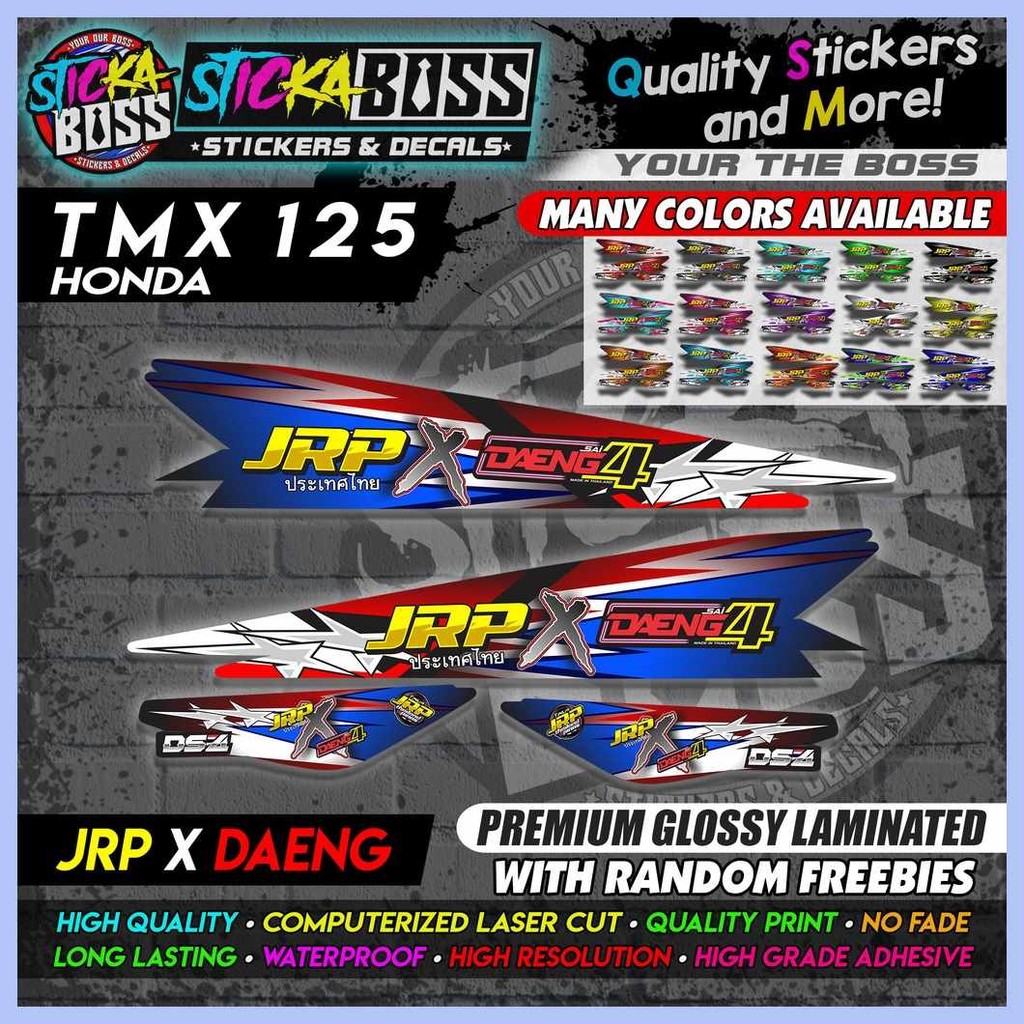 Honda[Fe>TMX*O_125%Tg:Alpha%Sz:Decals%Wm:(JRP%lW:x%rW:DAENG)【PREMIUM%bo ...