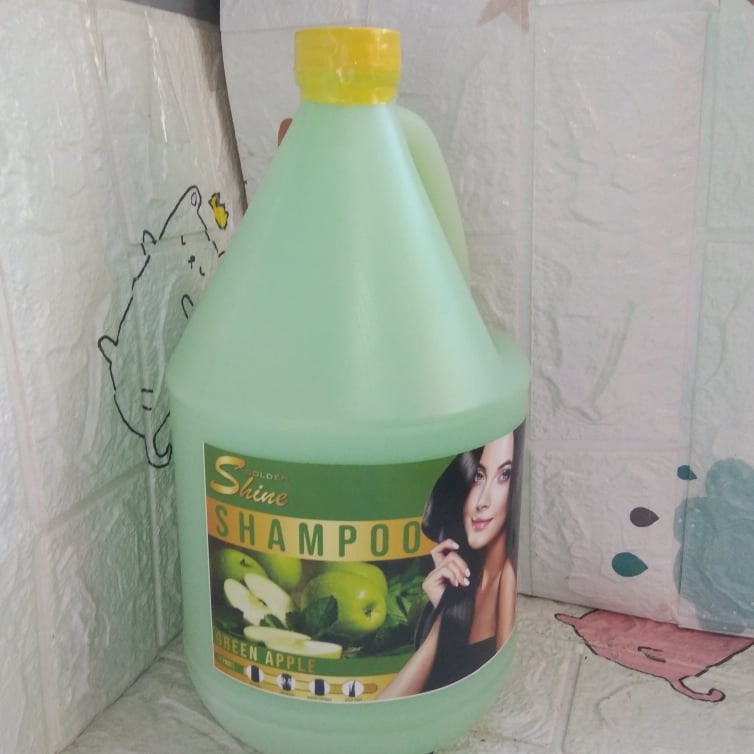 GREEN APPLE hair SHAMPOO treatment 1 Gallon (different stickers,random ...