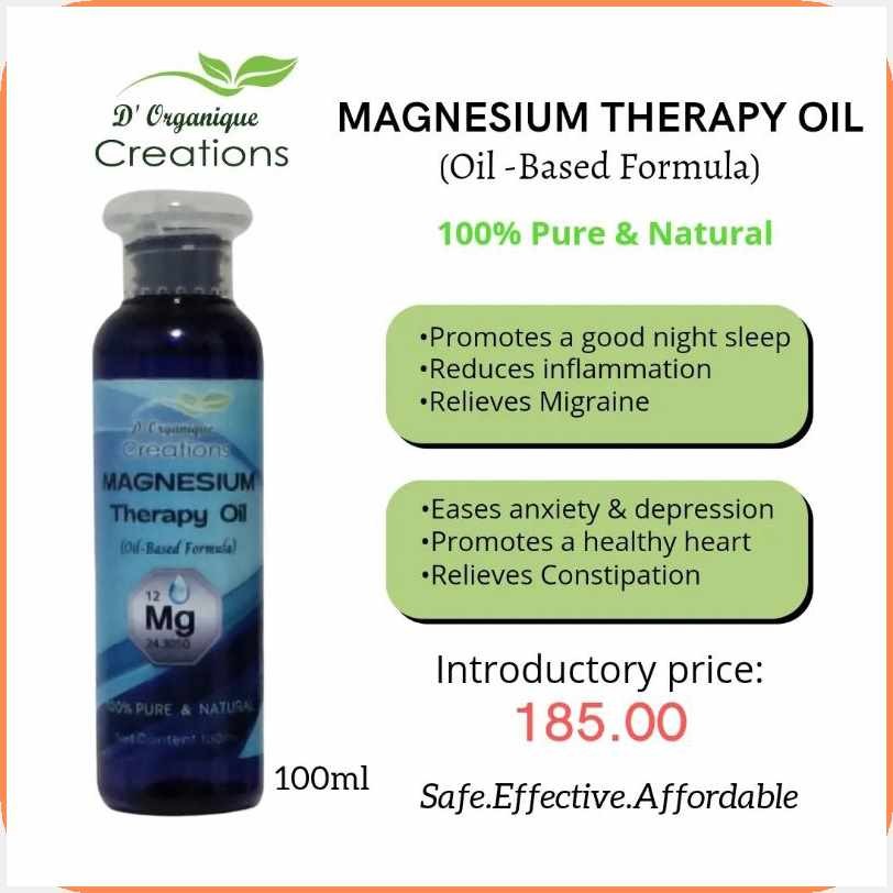 MAGNESIUM=TI:THERAPYy^OIL@hH+100ml hu+io+Xh+LB+gJ+OIL-BASED FORMULA ...