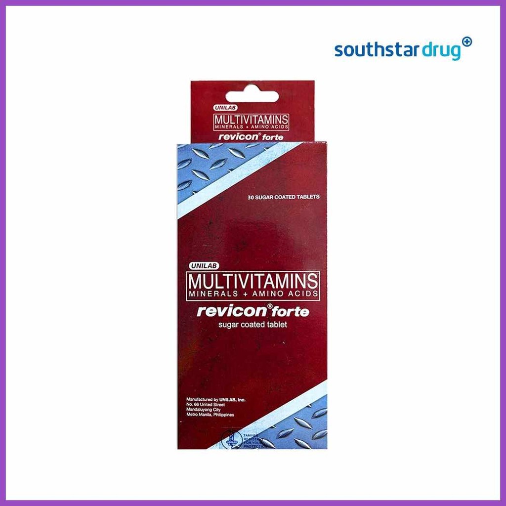 Revicon_BC%Forte_T%Sugar_G%Coated_Q%Tablet_P%-_r%30s | Shopee Philippines