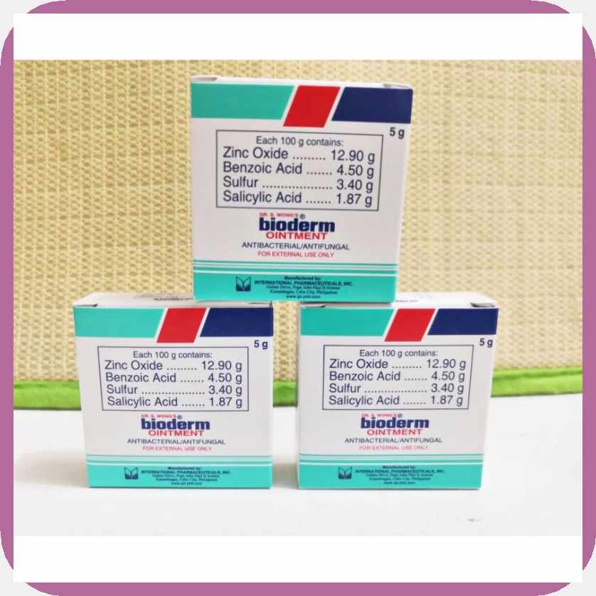 Bioderm)x!Ointment)E+(Antibacterial&GP`&kI`Antifungal);Bu`5g;cM`eczema ...