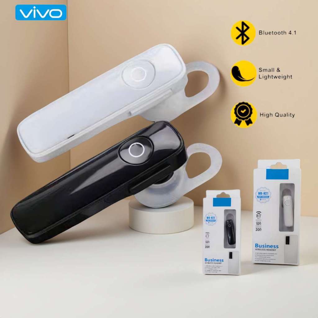 Vivo y11 y12 y15 y15a y15s y20 y91 y91c y33s Wireless Bluetooth Headset ...