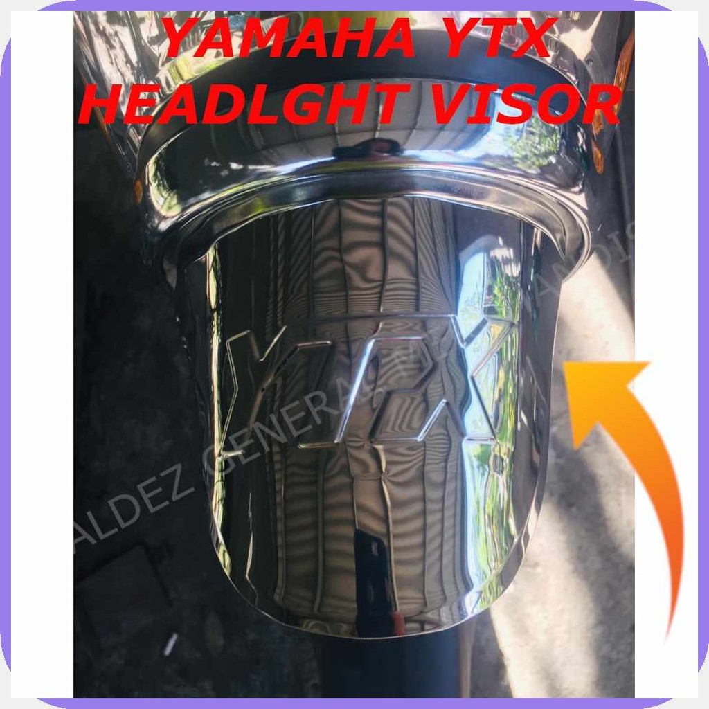 Yamaha*i/YTXn*125^jq/NEW$qw/ROUND$oB/Visor$m/LONG$B/Stainless,$E ...