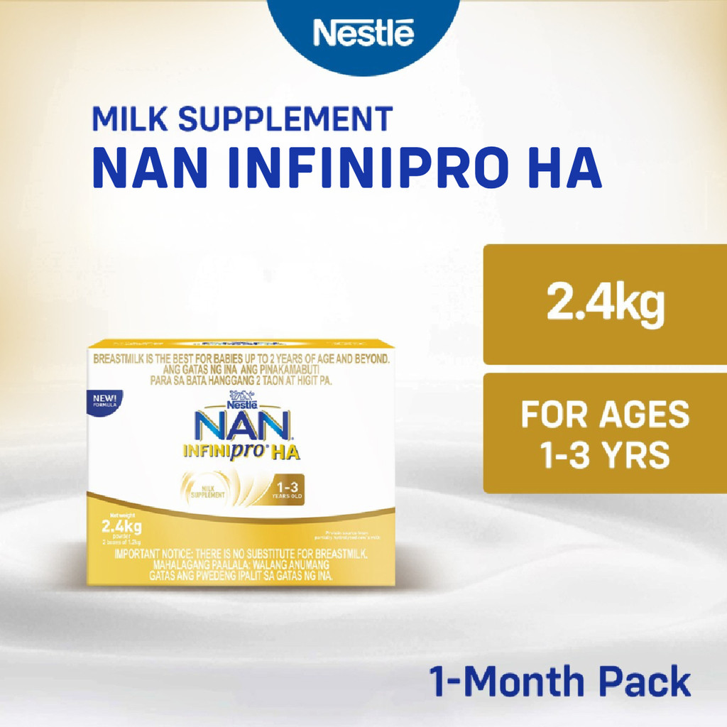 NAN Infinipro HA Milk Supplement For Children 1-3 Years Old 2.4kg ...