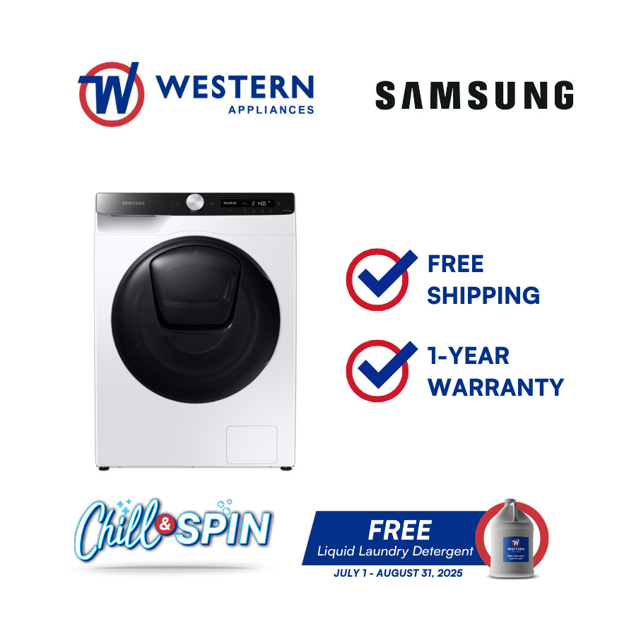 Samsung WD75T554DBE 7.5kg/5.0kg Digital Inverter Front Load Combo ...