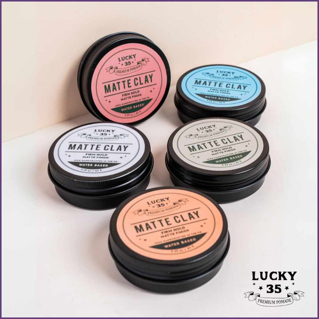 Lucky35+C/Matte`pJ;Clay;Oh`Water-based