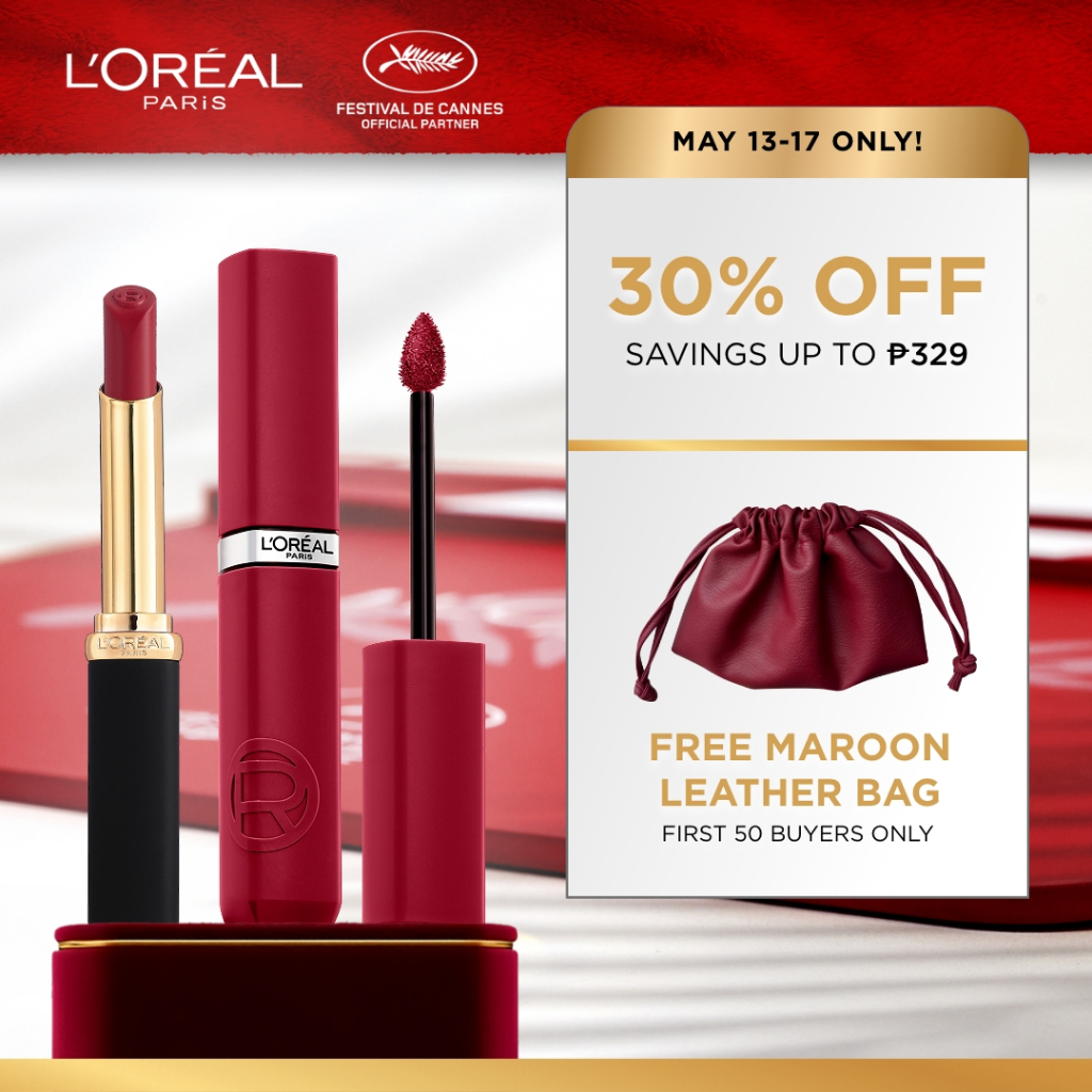 NEW LOreal Paris Classic Reds - Color Riche Lipstick + Infallible Matte ...
