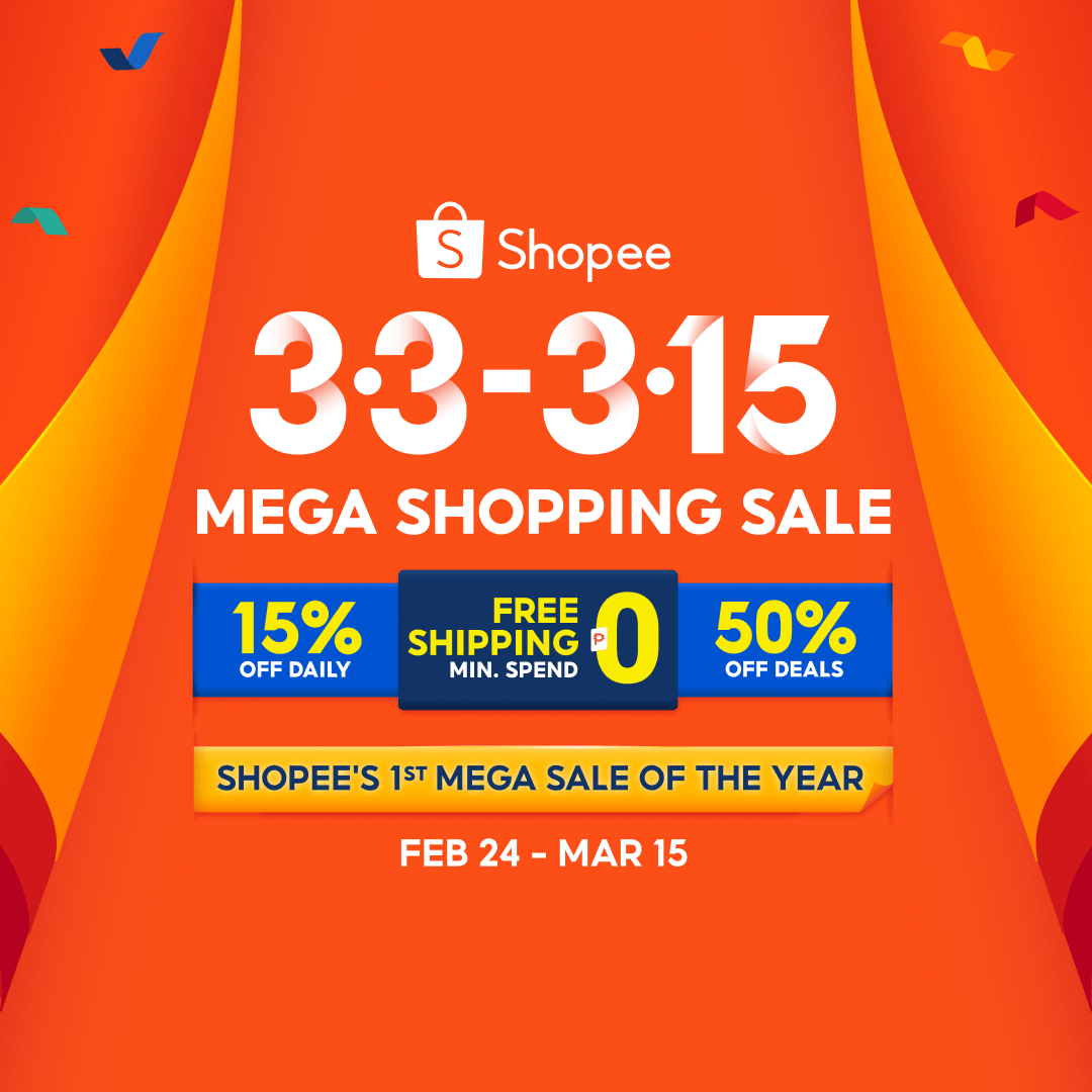 3.3-3.15 Mega Shopping Sale 2025 | Sneak Peek | Shopee PH