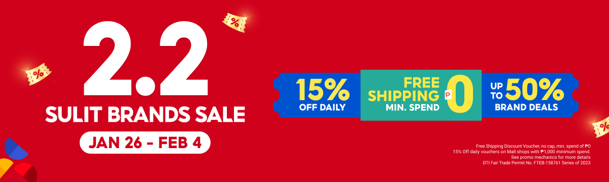 2.2 Sulit Brands Sale 2025 | Opening Sale | Shopee PH