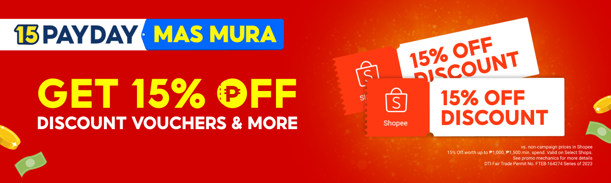 15% Off Daily October 2025 | Shopee PH