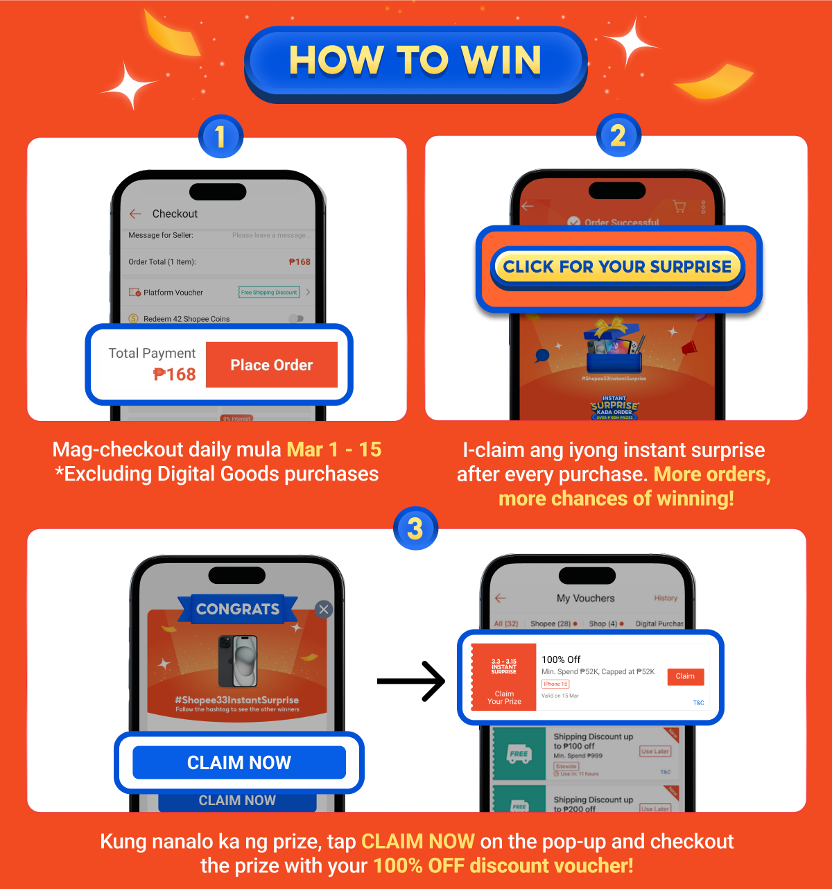 3.3-3.15 Mega Shopping Sale 2024 | Shopee PH