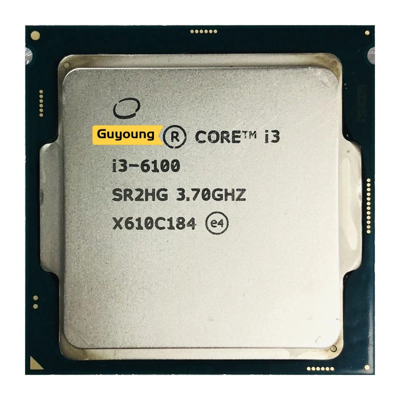 YZX Core i3 6100 3.7GHz 3M Cache Dual-Core 51W CPU Processor SR2HG ...