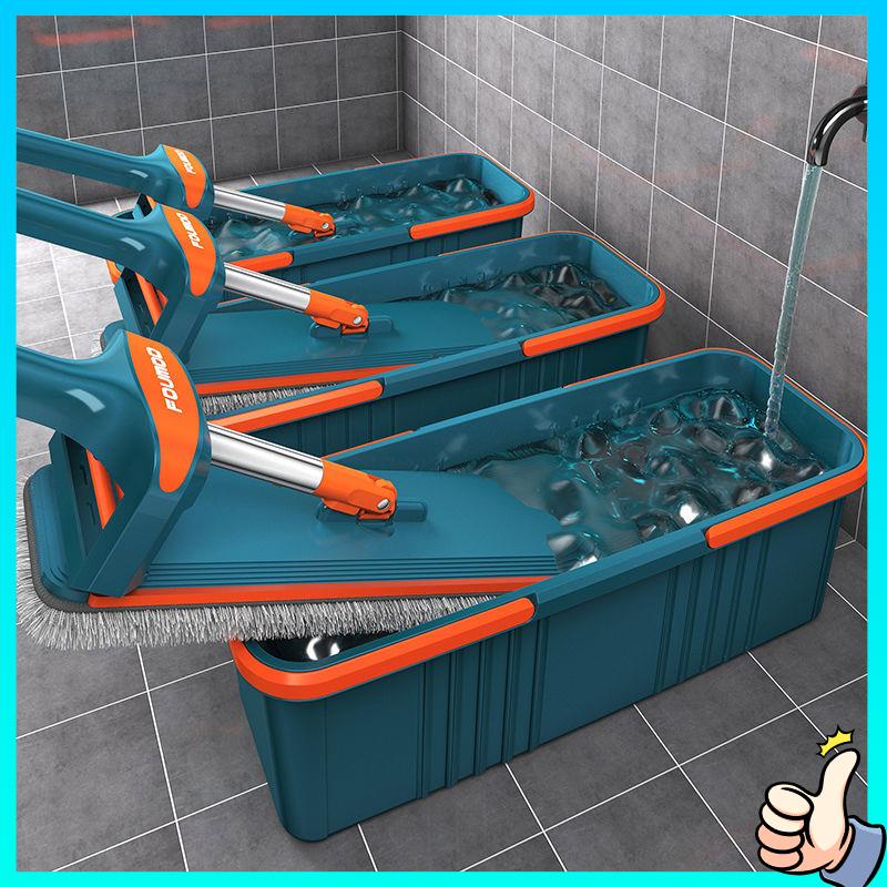 map floor cleaning mop with squeezer Hand free mop household lazy ...