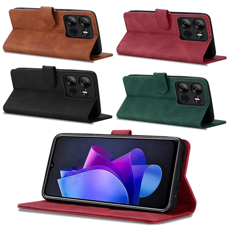 Flip Case Tecno Pop 7 New Wallet Pu Flip Cover Leather Phone Case ...
