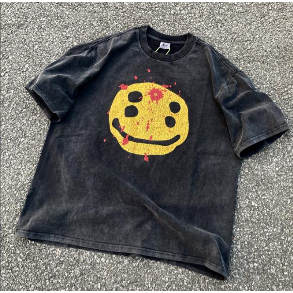 Ready Stock New Style SAINT MICHAEL CHO "Broken Smiley Face" High ...