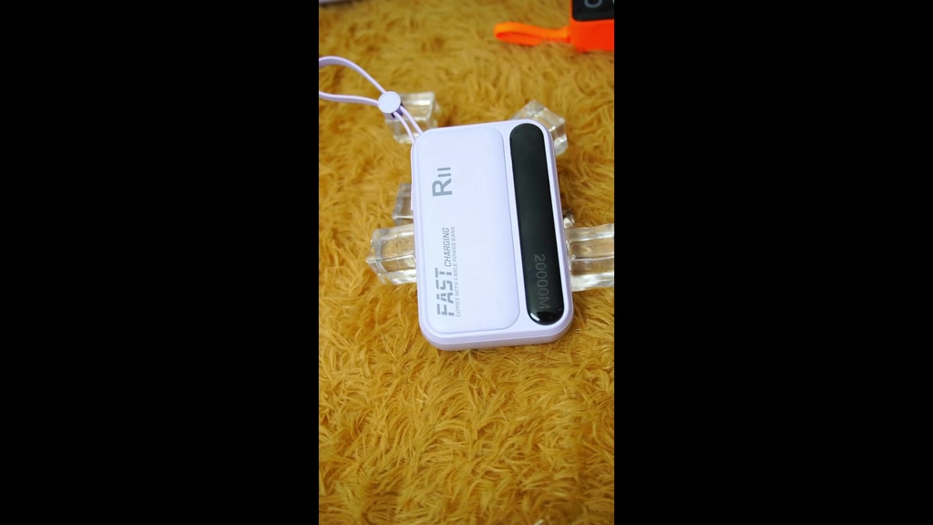 RII New R08 20000mah Portable Powerbank with 4 Cables Fast Charging ...