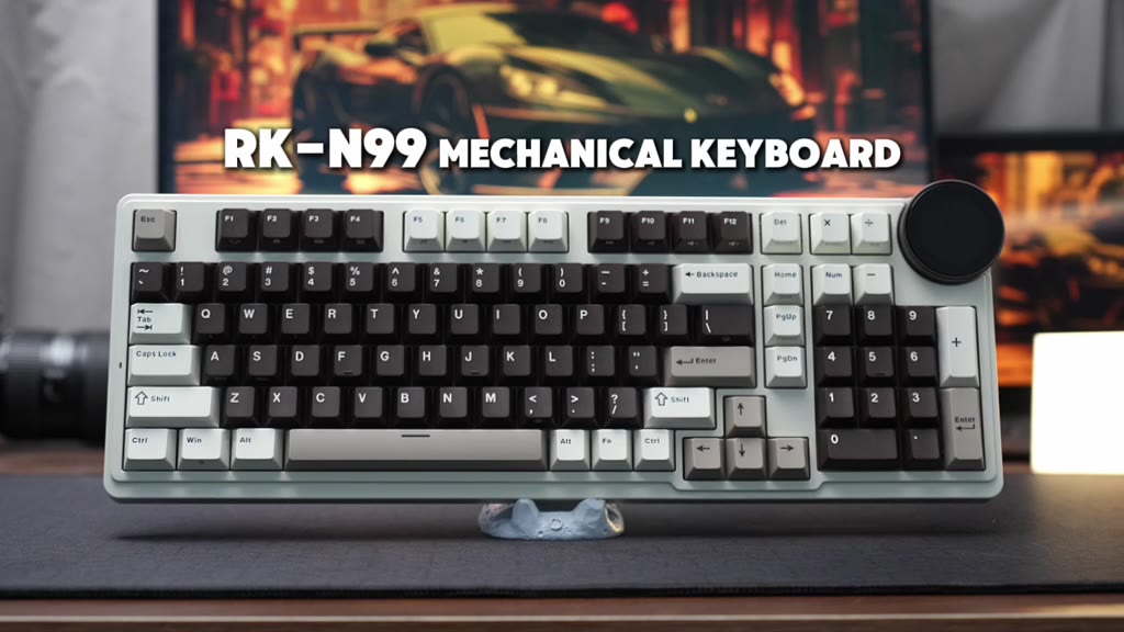Royal Kludge RK N99 Phantom 98 Key Tri-Mode RGB Wired Bluetooth 2.4G ...
