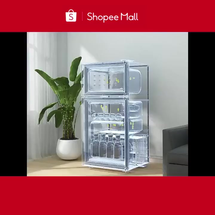 HOMEFUN Refrigerator Inverter With Freezer 4.28cu.ft. For Room Frost ...