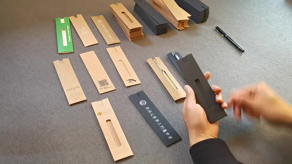 50/100pcs Kraft Paper Pen Packaging/Ballpen Packaging/Pencil Sleeve ...