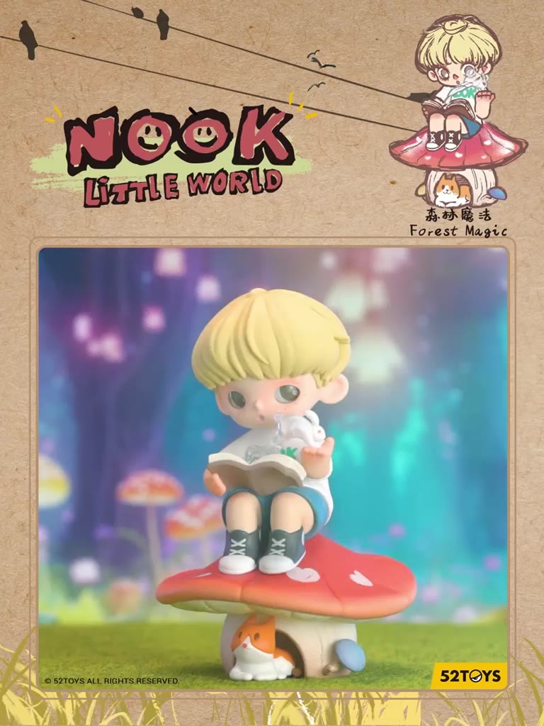 52TOYS Nook's Little World Series Blind Box Figure Toy | Shopee Philippines
