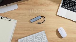 llano 5 in 1 Docking Station USB-C to USB/Type-C 3.2 HDMI 4K 60HZ PD ...