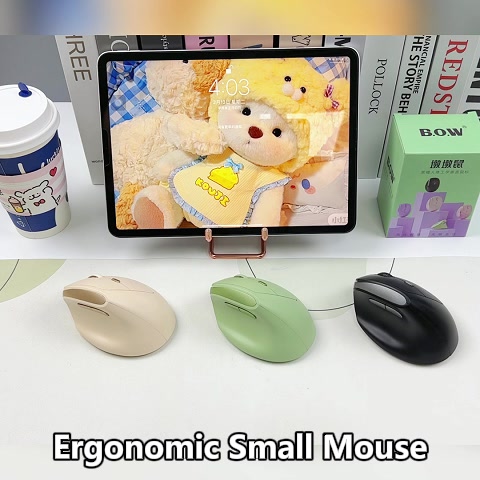BOW MD190mini Ergonomic Mouse 2.4G Wireless and Bluetooth Dual-mode ...
