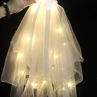 1pcs Light Up Veil For Bride Led Bridal Veil With Crowns Elegant and ...