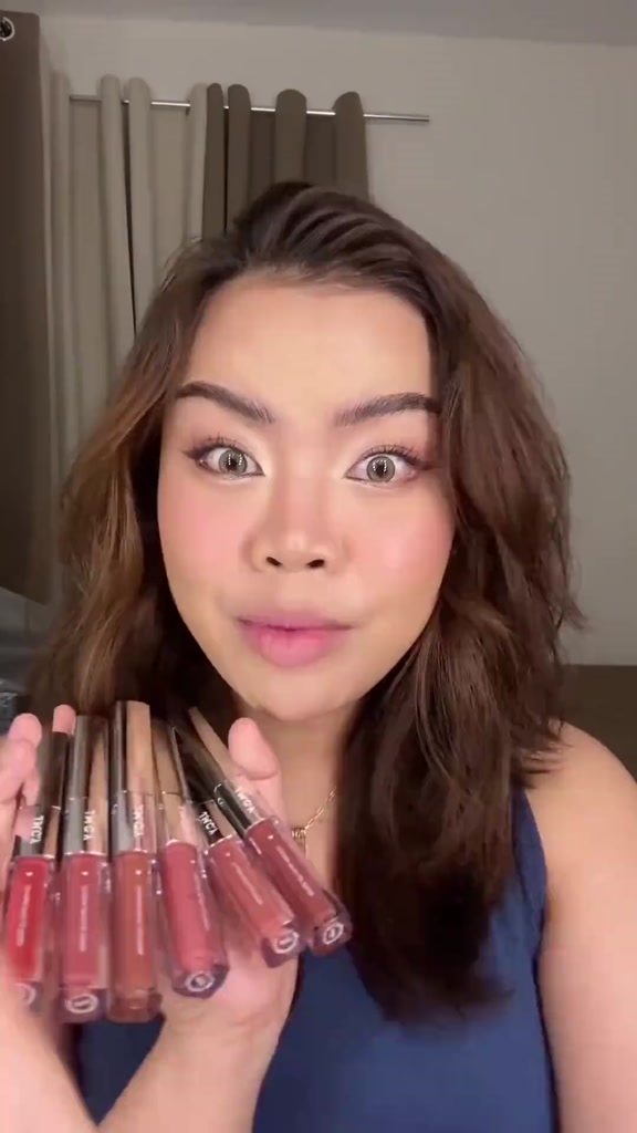 【12 COLORS】JMCY 3 in 1 Lipstick Double Effect Matte Gloss 48H Transfer ...