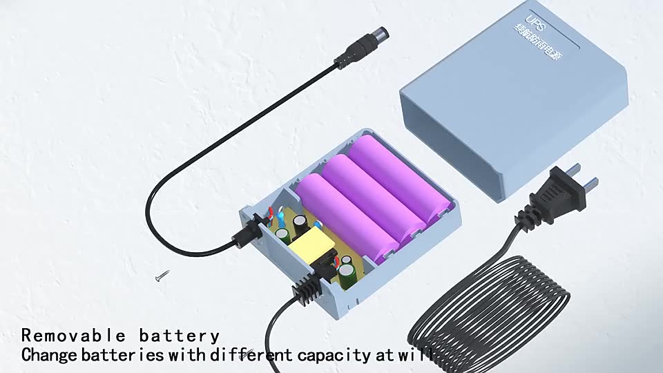 AVIDUS 12V 1.5A True 7800mAh Mini UPS Battery Backup for WiFi Router ...