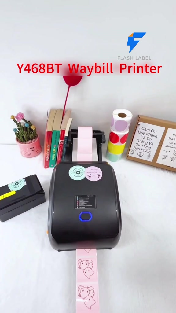 Flashlabel A6 Waybill Printer - Y468 USB & Bluetooth Thermal Printer ...