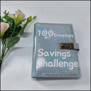 100 Day Savings Challenge Loose-leaf Savings Notebook A5 Password Lock ...