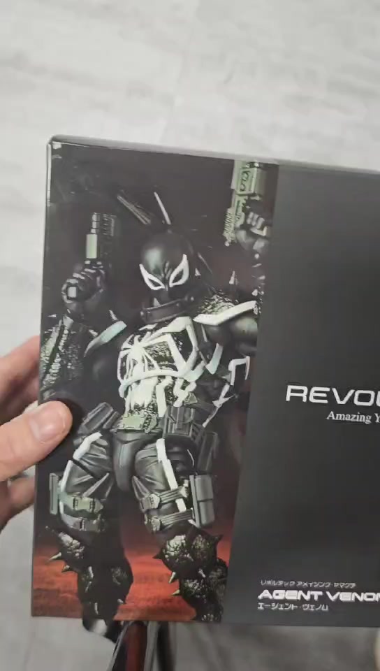 Revoltech Agent Venom Avengers Symbiote Venom Amazing Yamaguchi PVC ...
