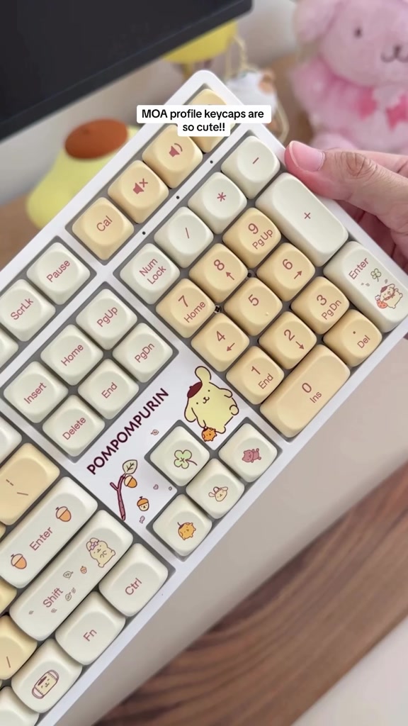 【Akko x Pompompurin Limited Edition】 5108B Plus full-size wireless ...