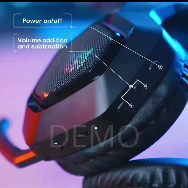 Onikuma B100 Gaming Headohones Three Mode Headphone Wireless Gaming ...