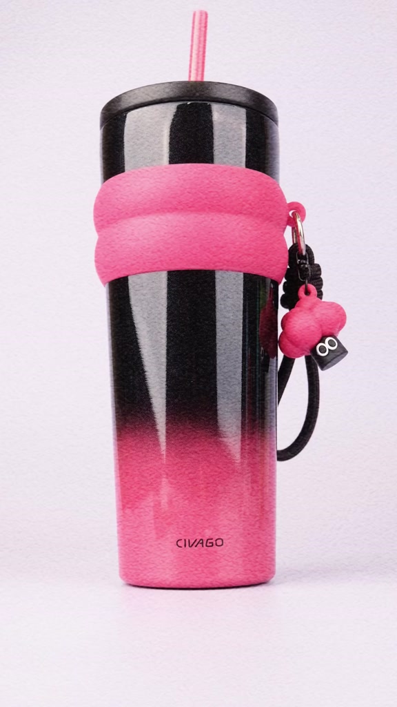 CIVAGO（26oz）Ceramic liner Stainless Steel Coffee Mug With Lid Vacuum ...