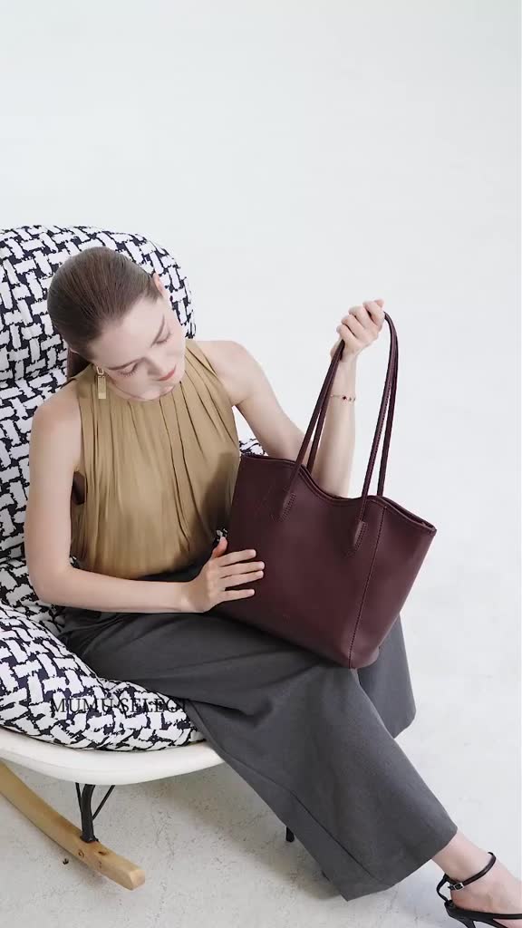 【Mumu Select】M830 PU Leather Women Medium Shoulder Bag With Compartment ...