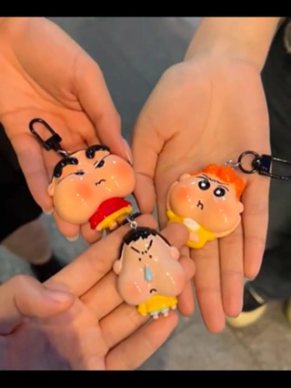 JESTINE Crayon Shin Chan Key Chain, Boochan Himawari Backpack Charms ...