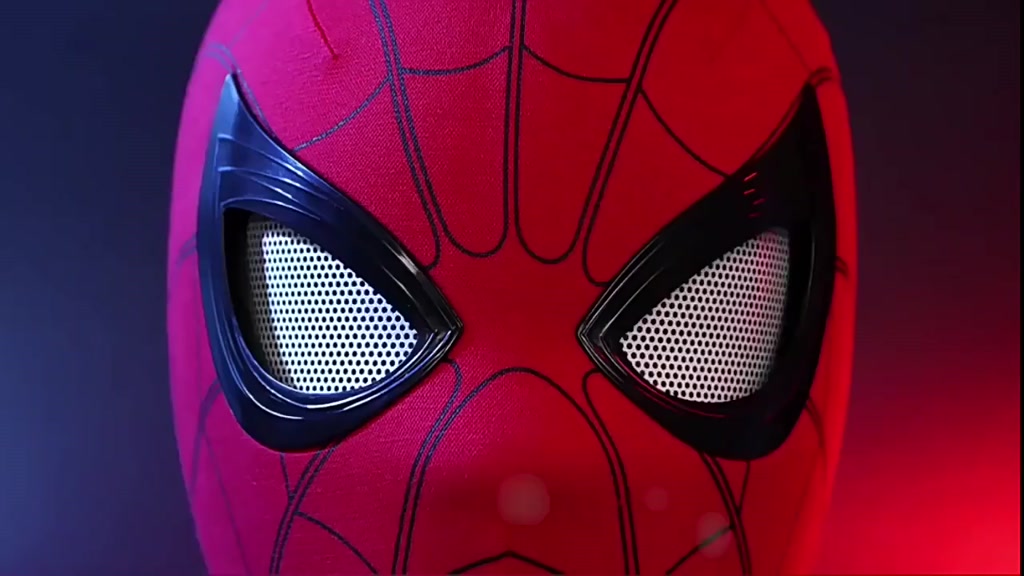 Topeng Spiderman Original Spiderman Mask Moving Eyes Electric remote ...