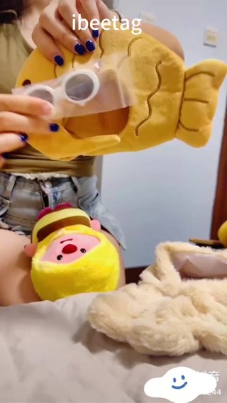 50cm Korean Loopy Plush Toy Cartoon Pororo Pink Beaver Loopy Birthday ...