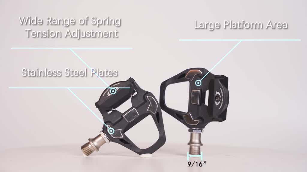 BUCKLOS SPD-SL Bicycle Cleats Pedal Rb Self-locking Racing Cleats Pedal ...